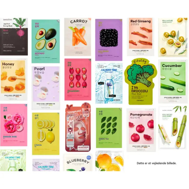 KLEANSE - The K-Beauty Sheetmask Bundle / 16 stk. - KLEANSE