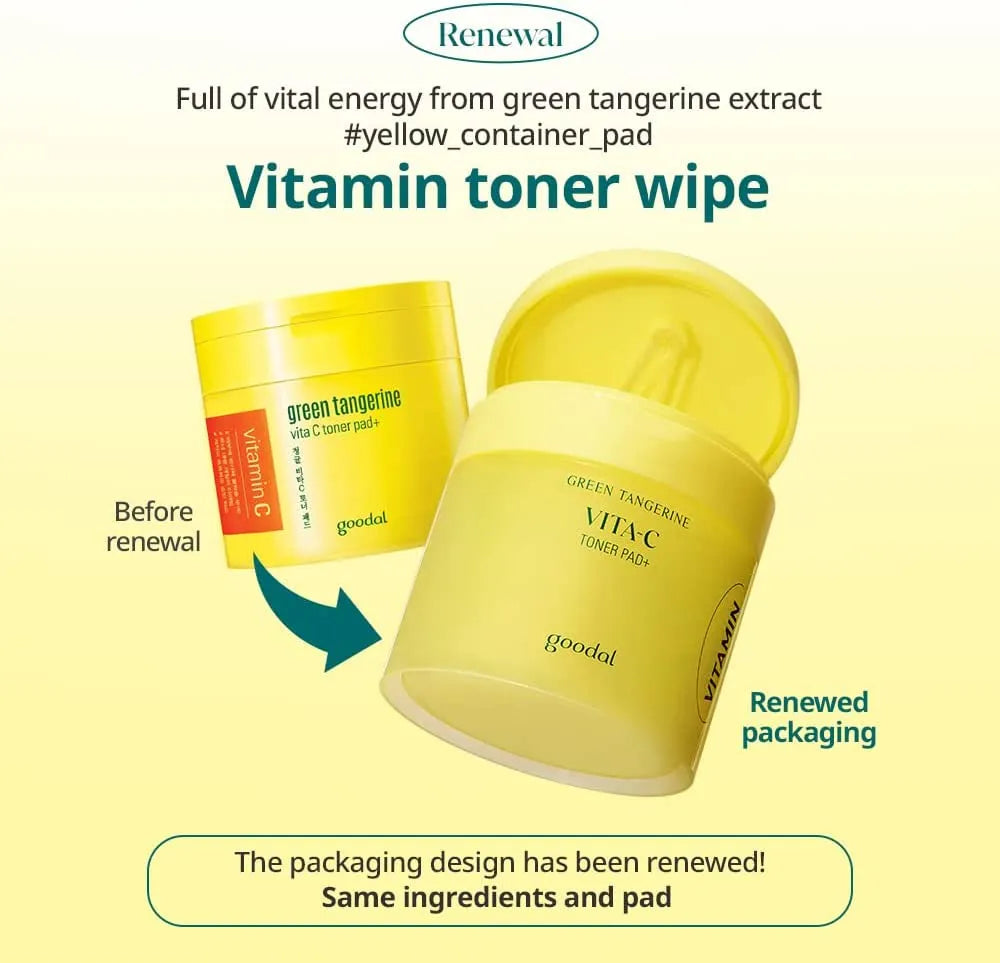 Goodal - Green Tangerine Vita C Toner Pad+